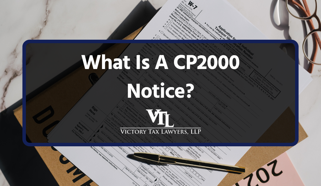 What is a CP2000 Notice and How it works